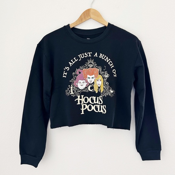 Disney | Tops | New Hocus Pocus Cropped Sweatshirt | Poshmark
